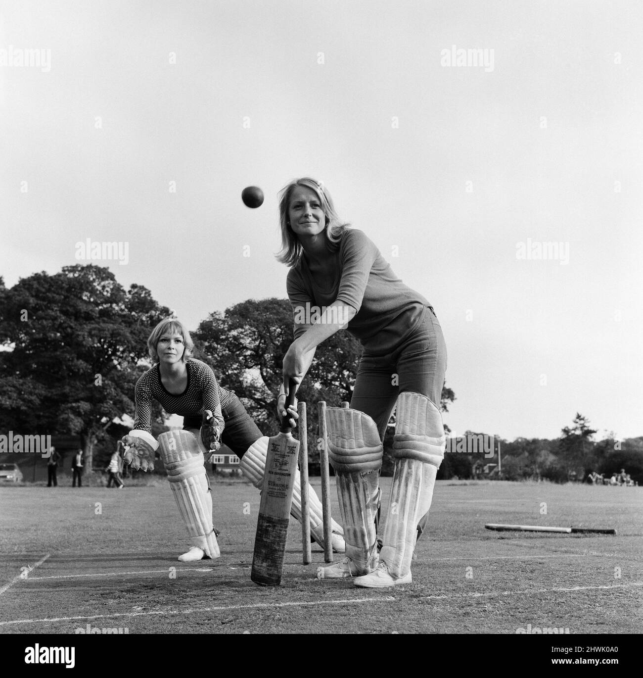 Eston Ladies cricket. 1972 Stock Photo - Alamy
