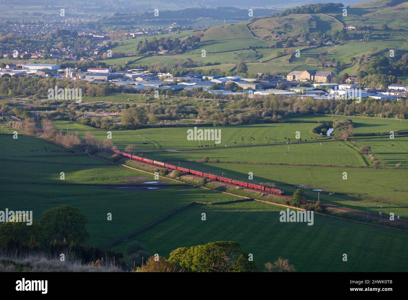 West Coast Railways class 47 locomotive 47826 in the landscape heading ...