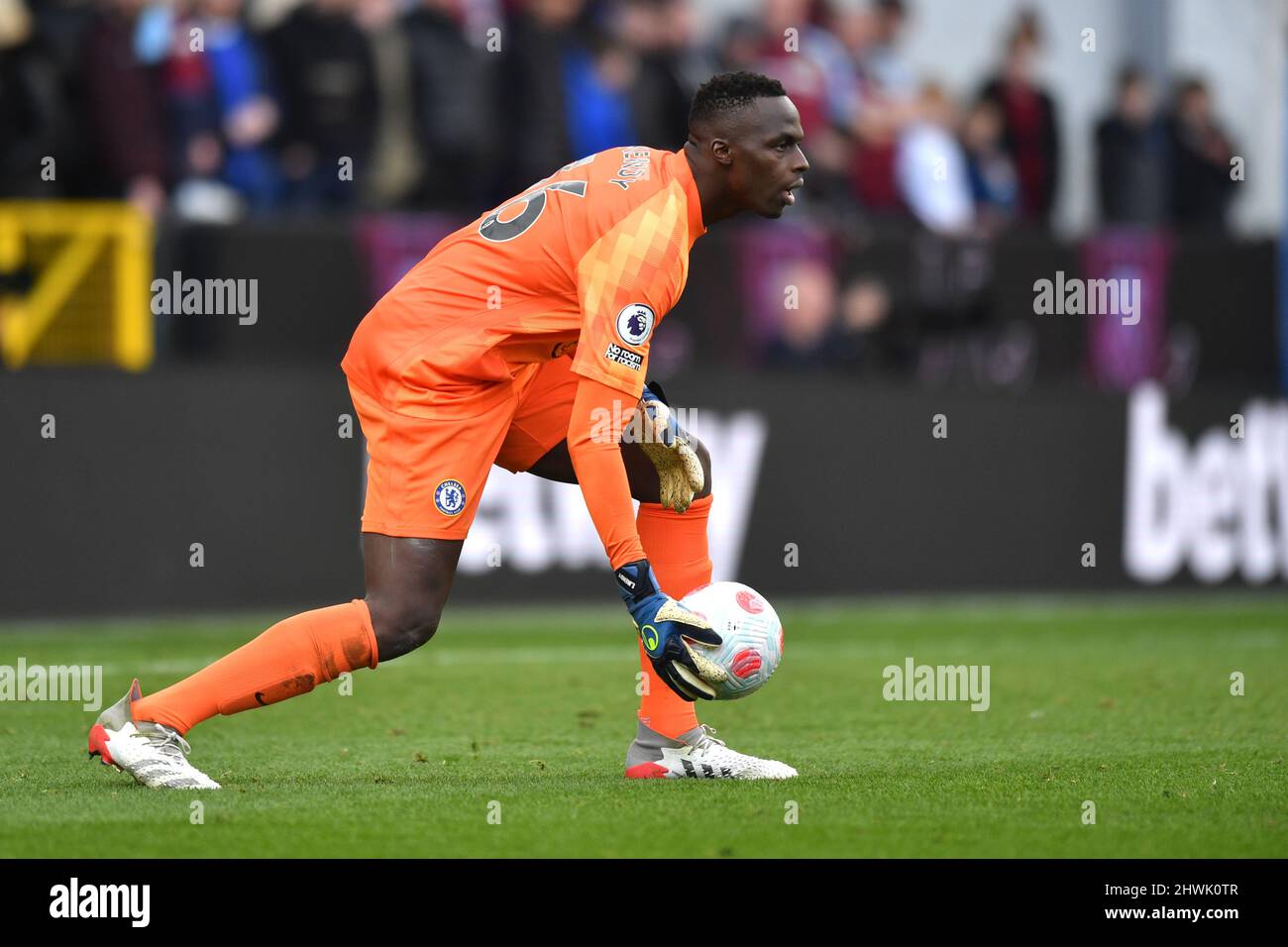 Chelsea’s goalkeeper Edouard Mendy during the Premier League match ...