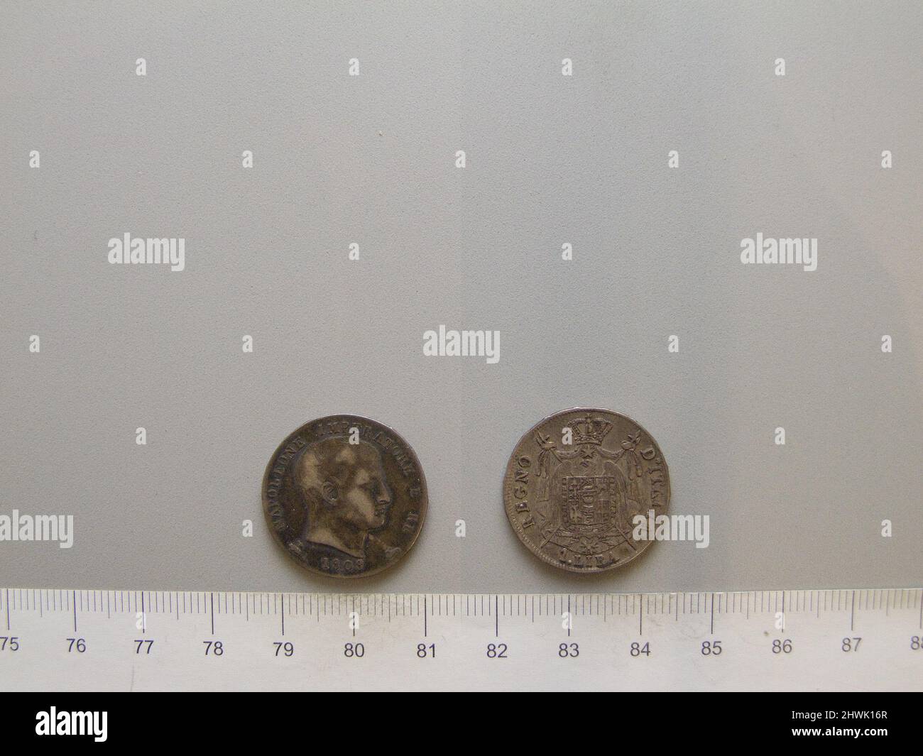 1 Lira from Bologna with Napoleon Bonaparte. Subject: Napoleon ...