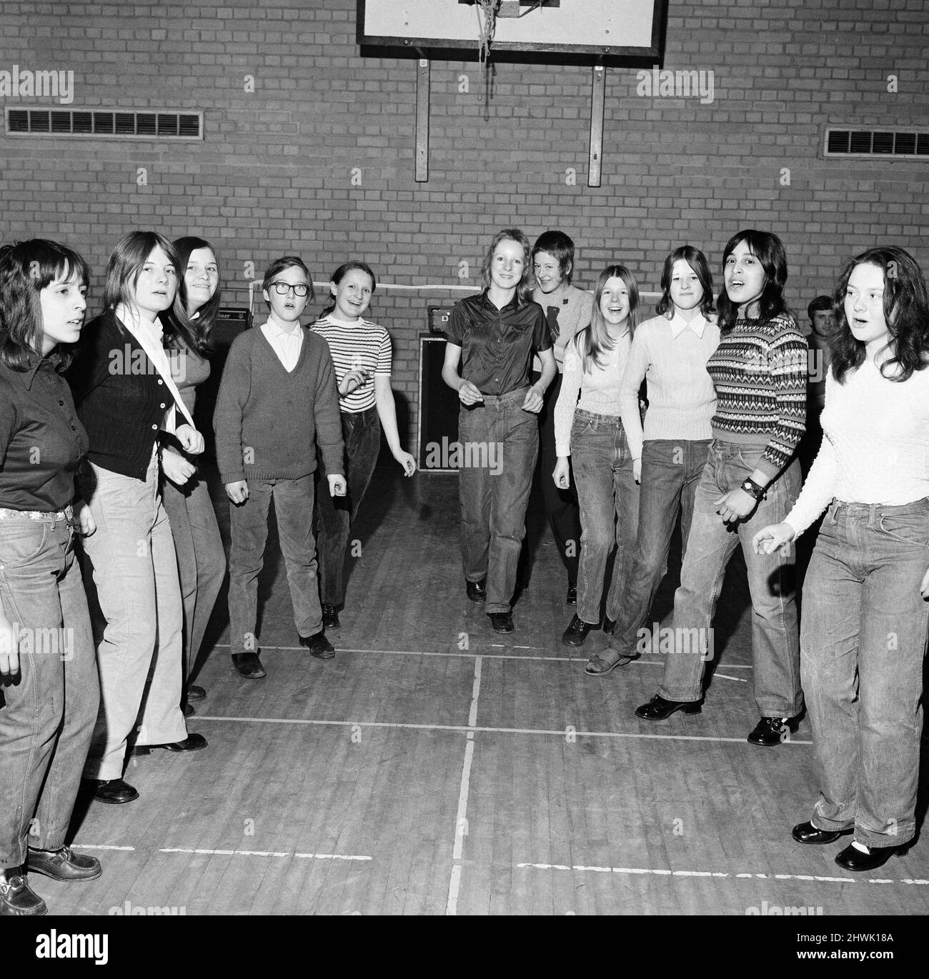 Dance marathon in Middlesbrough. 1971 Stock Photo - Alamy