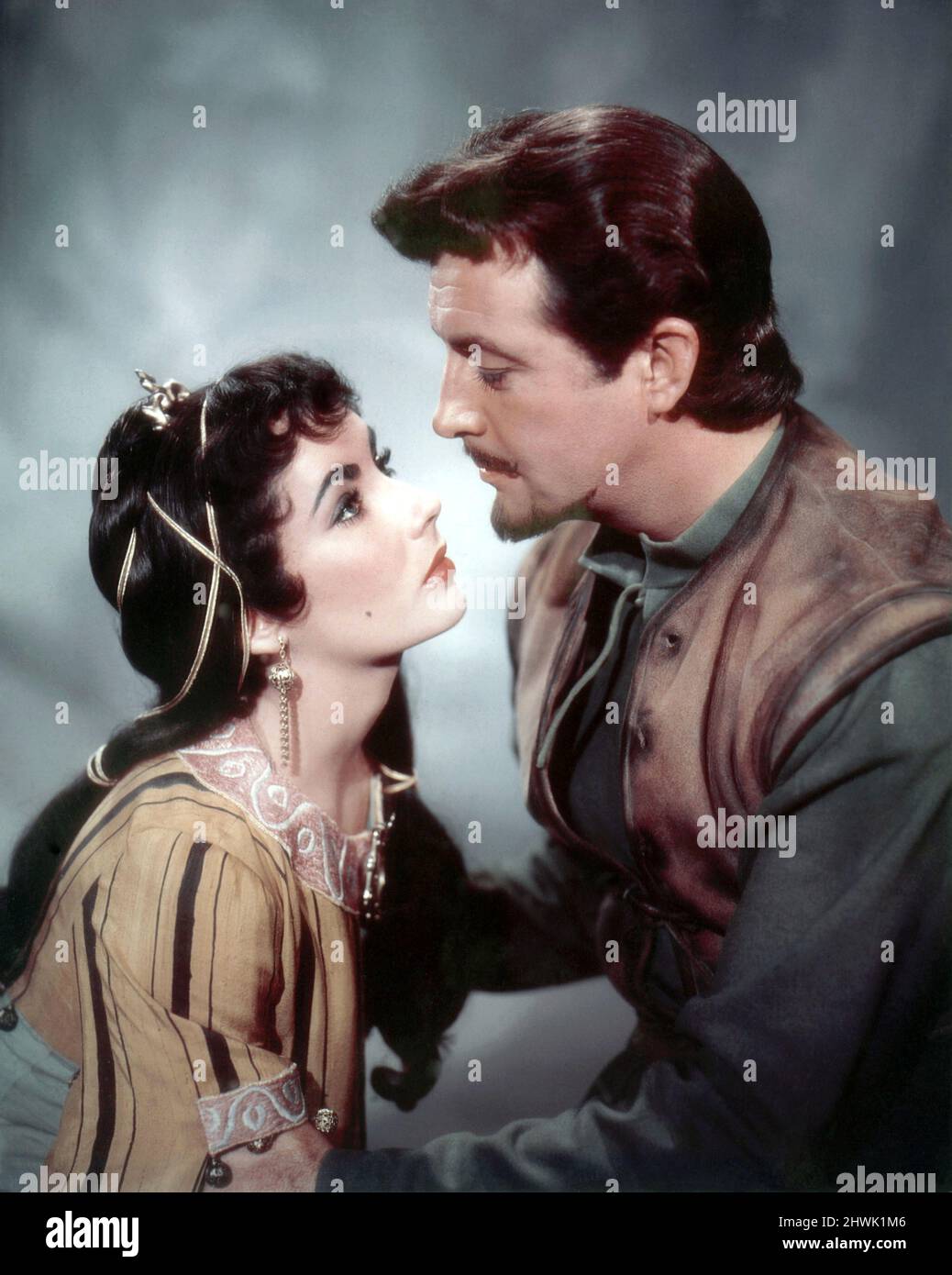 ELIZABETH TAYLOR, ROBERT TAYLOR, IVANHOE, 1952 Stock Photo - Alamy