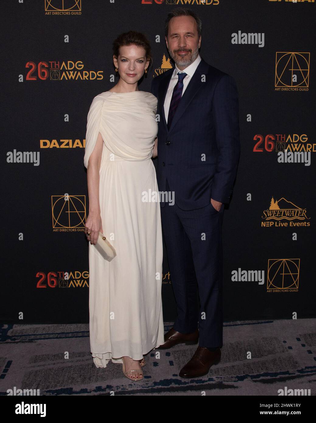 05 March 2022 - Los Angeles, California - Tanya Lapointe and Denis Villeneuve. 26th Annual Art ...