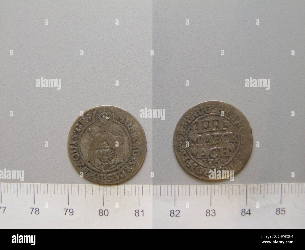 Coin of Francis I, Holy Roman Emperor from Board of Revenue. Ruler ...