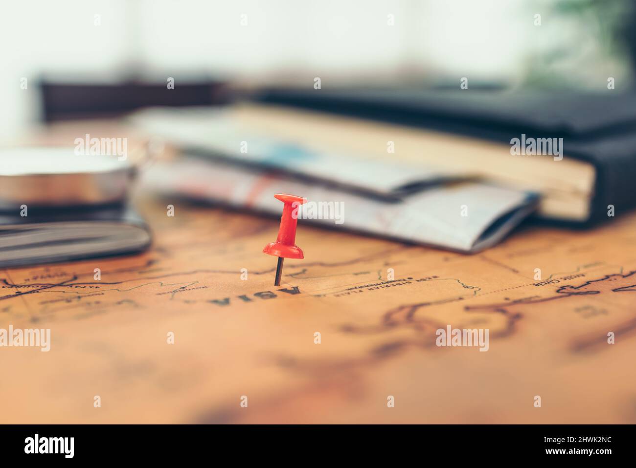 Tourist pin and point for planning vacation, holiday with the help ...