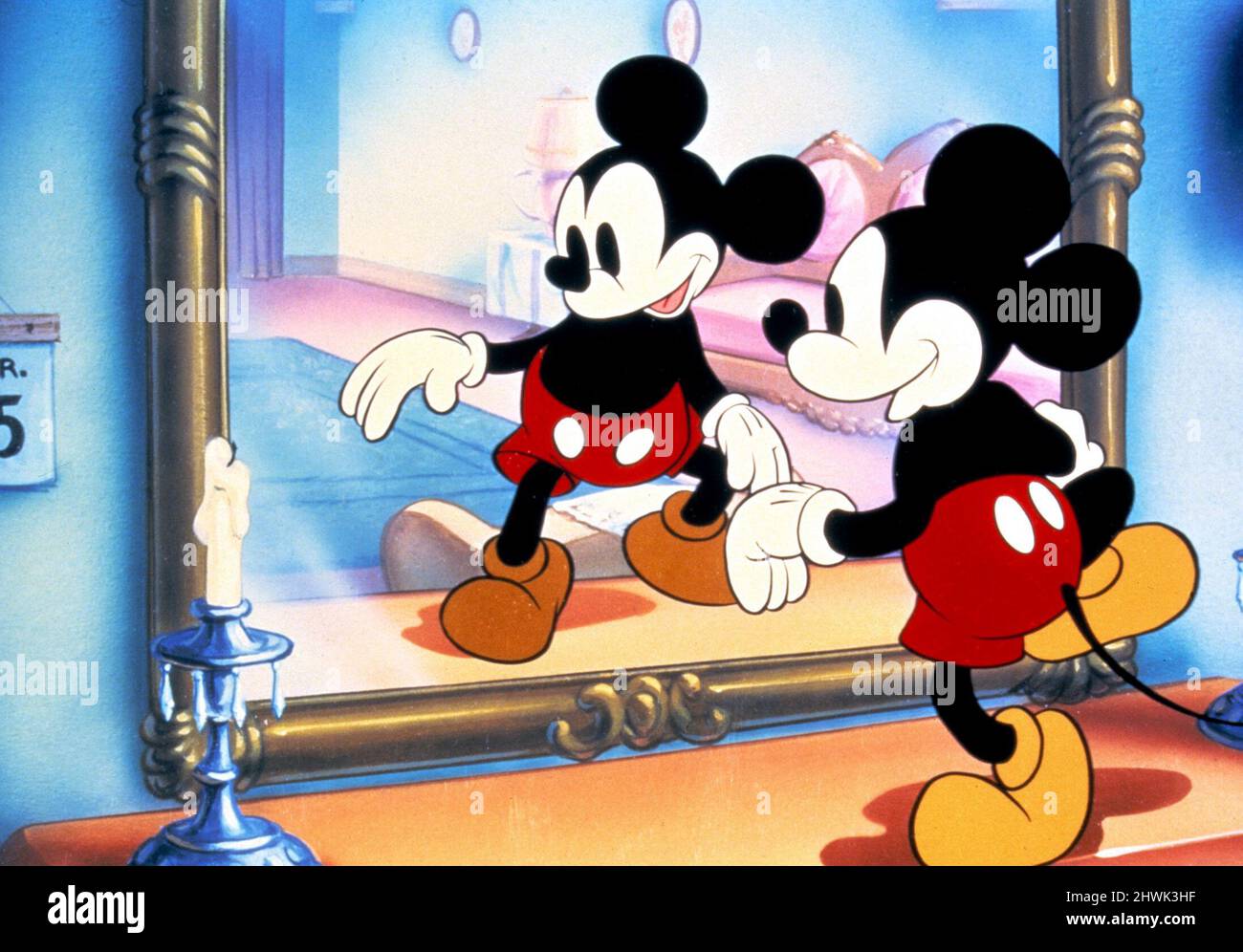 MICKEY MOUSE THRU THE MIRROR (1936 Stock Photo - Alamy