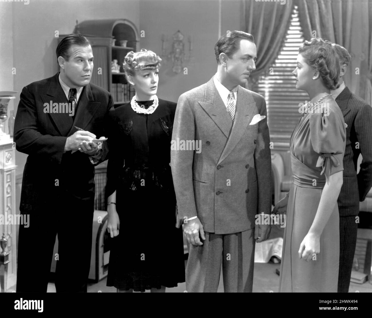NAT PENDLETON, VIRGINIA GREY, WILLIAM POWELL, MYRNA LOY, ANOTHER THIN ...