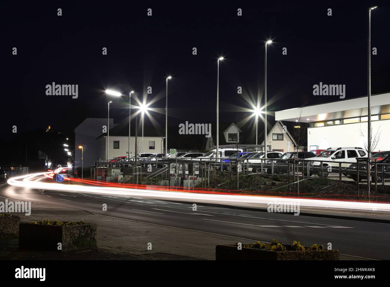 traffic at night Stock Photo - Alamy