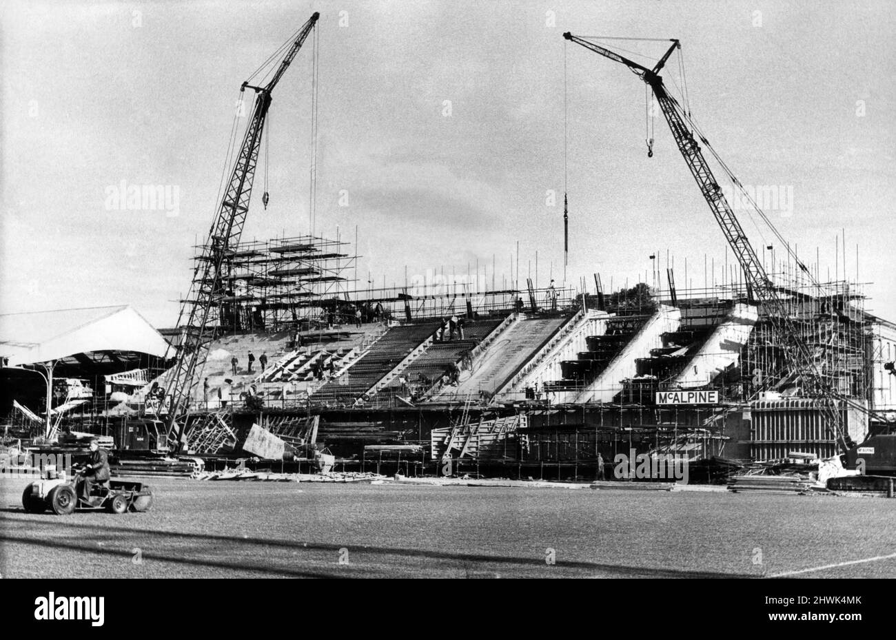 Gallowgate stand Black and White Stock Photos & Images - Alamy