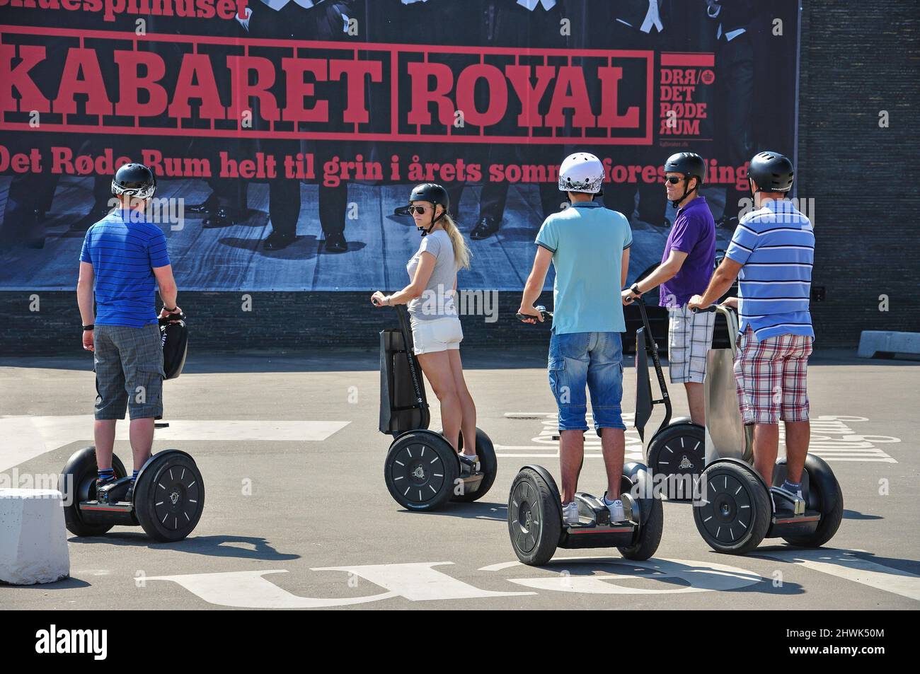 Group on Segway i2 Personal Transporters by The Royal Danish Theatre ...