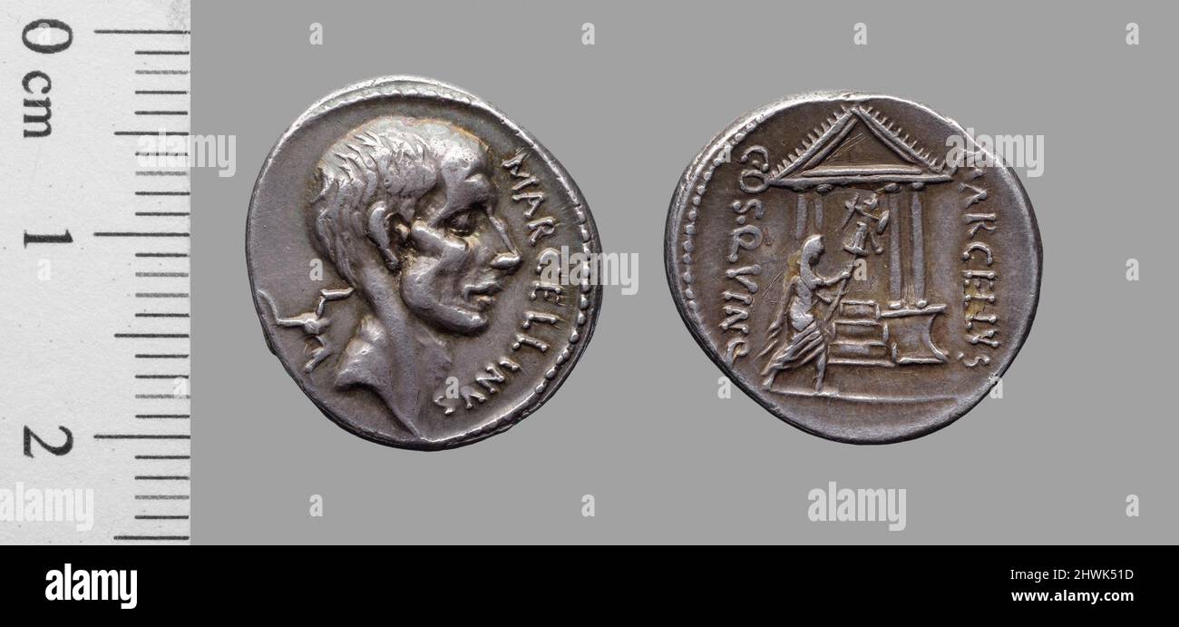 Denarius of P. Cornelius Lentulus Marcellinus. Ruler: P. Cornelius ...