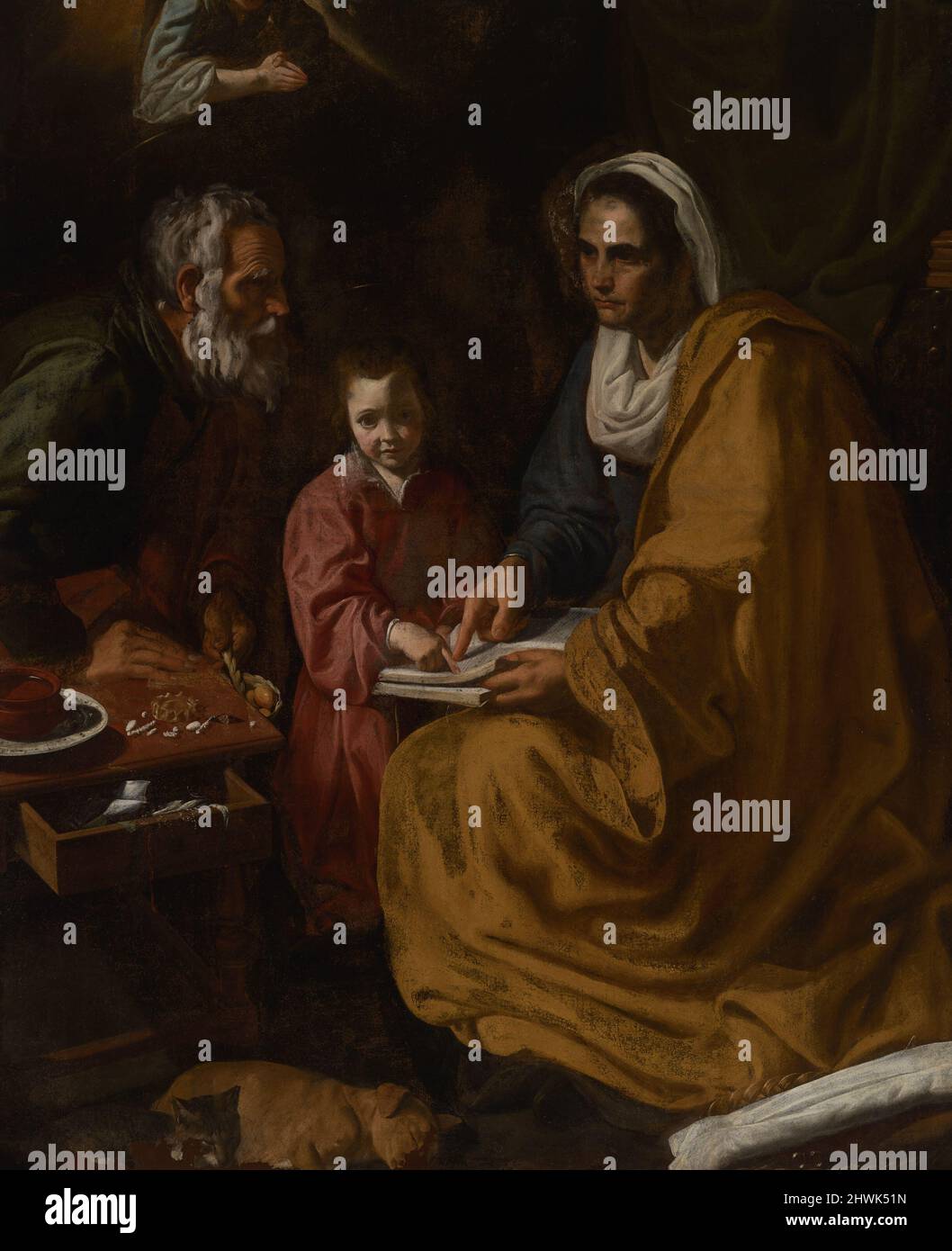The Education of the Virgin. Artist: Diego Velázquez, Spanish, 1599 ...