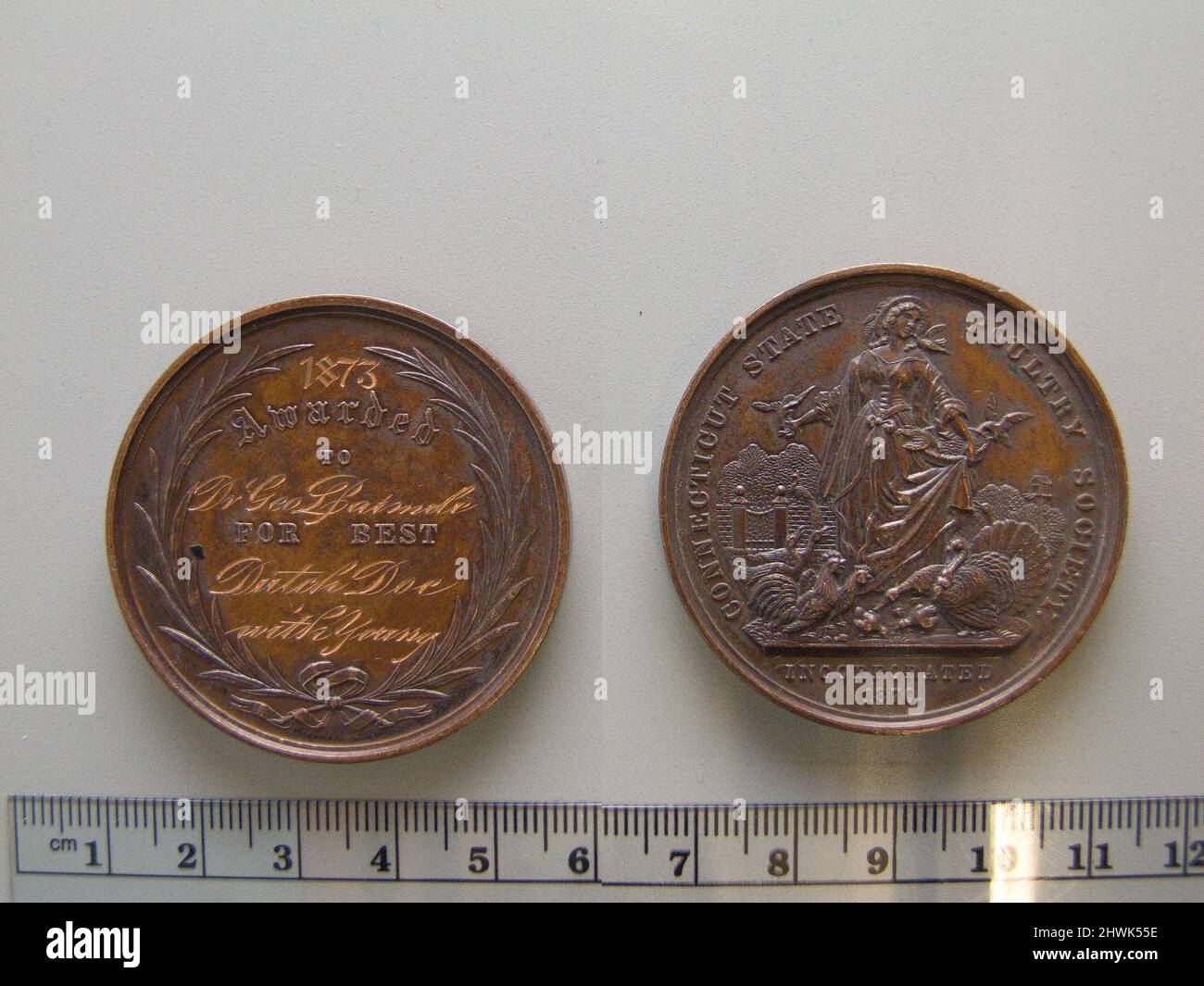 Connecticut State Poultry Society Medal. Mint: Board of Revenue Artist ...