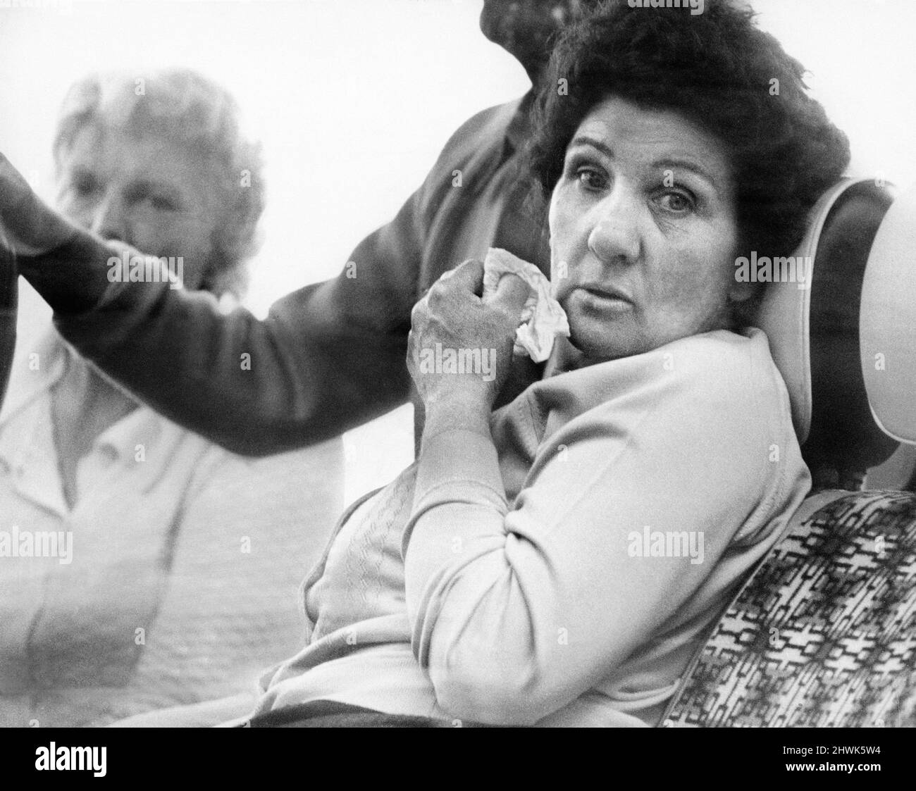 Fire at the Esplanade Hotel, Oban, July 24th 1973. Picture shows a sad ...