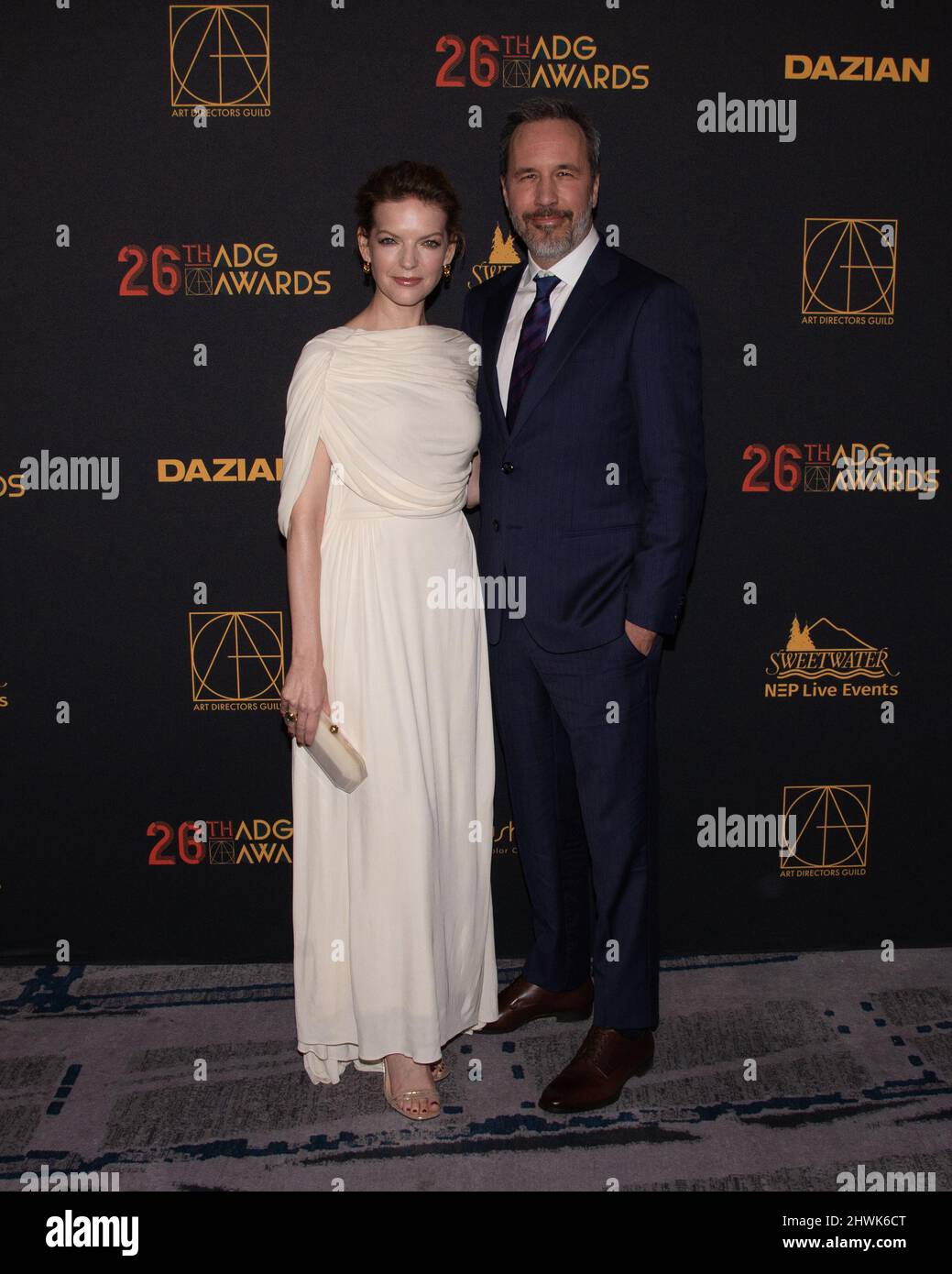 05 March 2022 - Los Angeles, California - Tanya Lapointe and Denis Villeneuve. 26th Annual Art ...
