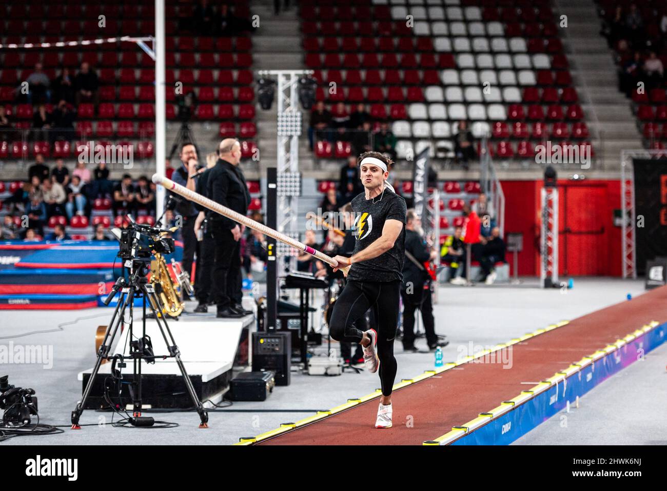 Jacob Wooten of USA during the Perche Elite Tour Rouen 2022, Pole Vault ...