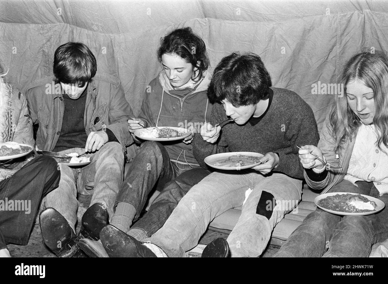 Pupils from the Blue Coat Church of England School, Coventry, on an ...