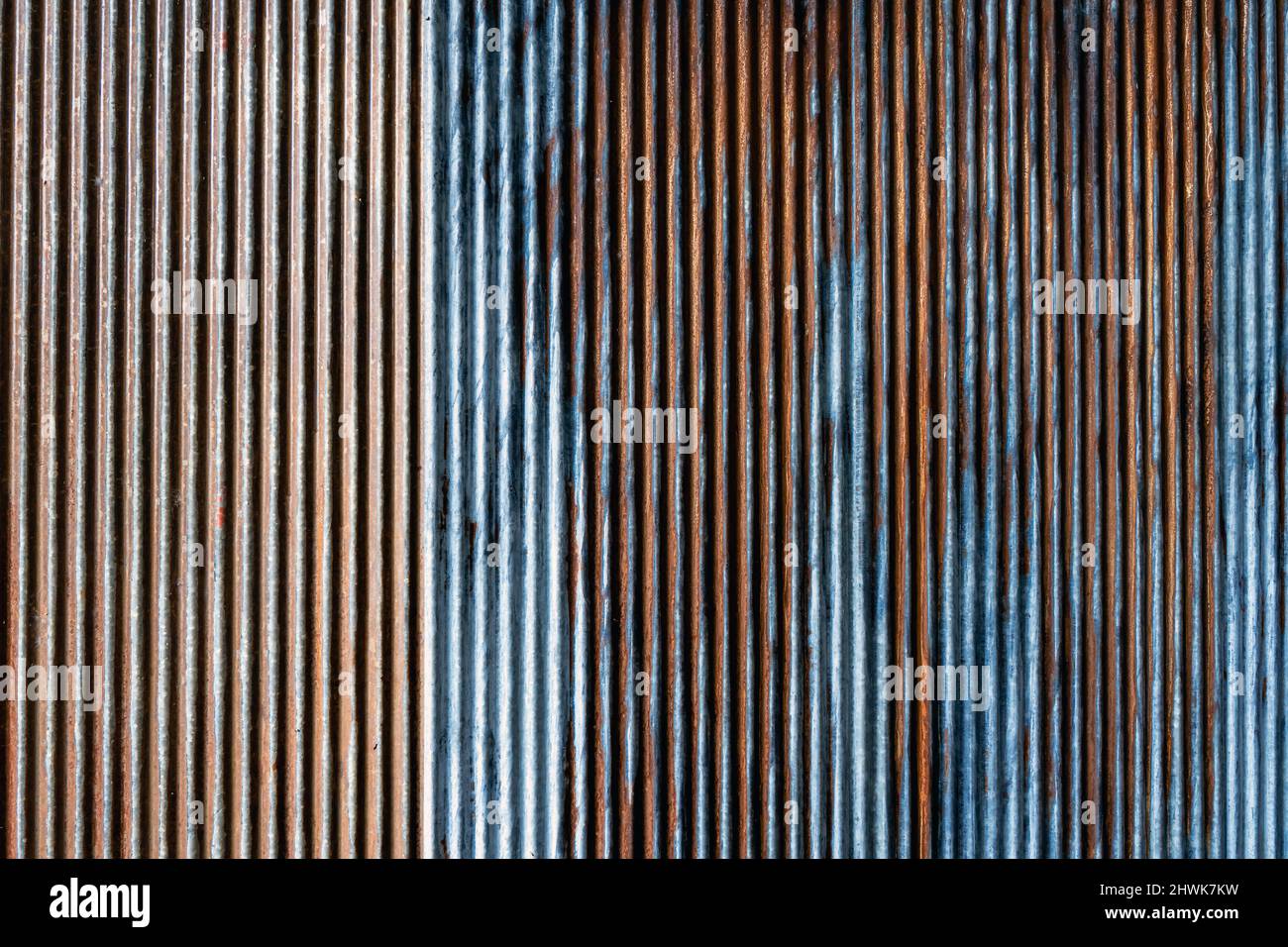 Artistic of old and rusty zinc sheet wall. Vintage style metal sheet ...