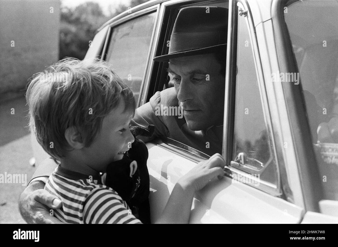 Jeremy Thorpe with his four year old son Rupert, pictured near his ...