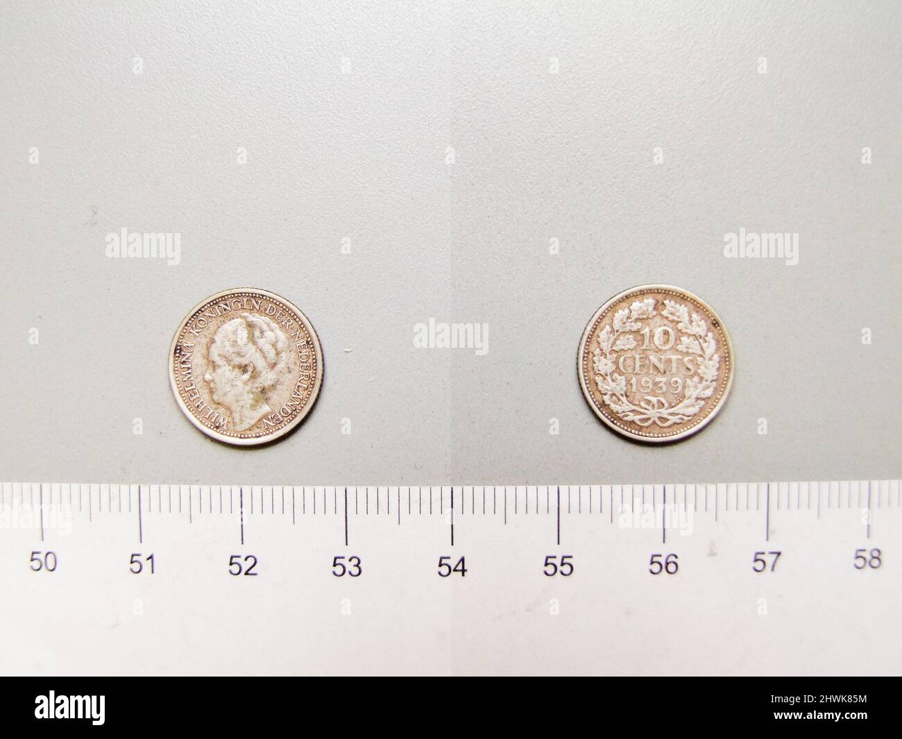 10 Cents of Queen Wilhelmina from Utrecht. Ruler: Wilhelmina, Queen of ...