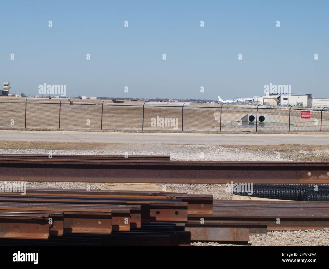 Addison Airport, Park, Transit Station, Silver Line Addition Stock ...