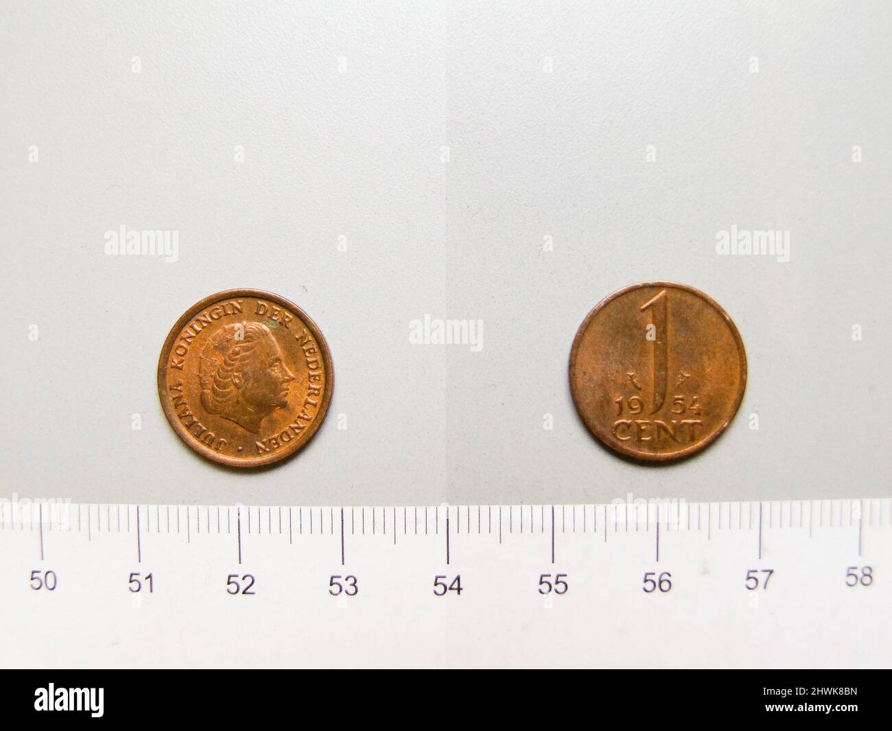 1 Cent of Juliana of the Netherlands from Utrecht. Ruler: Juliana of the Netherlands, Dutch ...
