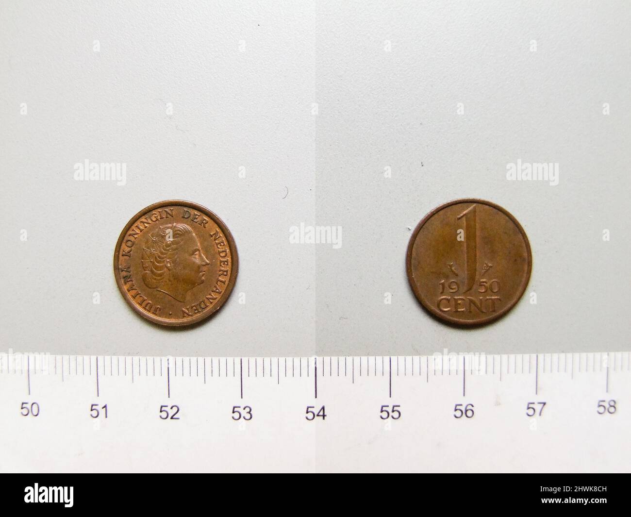 1 Cent of Juliana of the Netherlands from Utrecht. Ruler: Juliana of ...