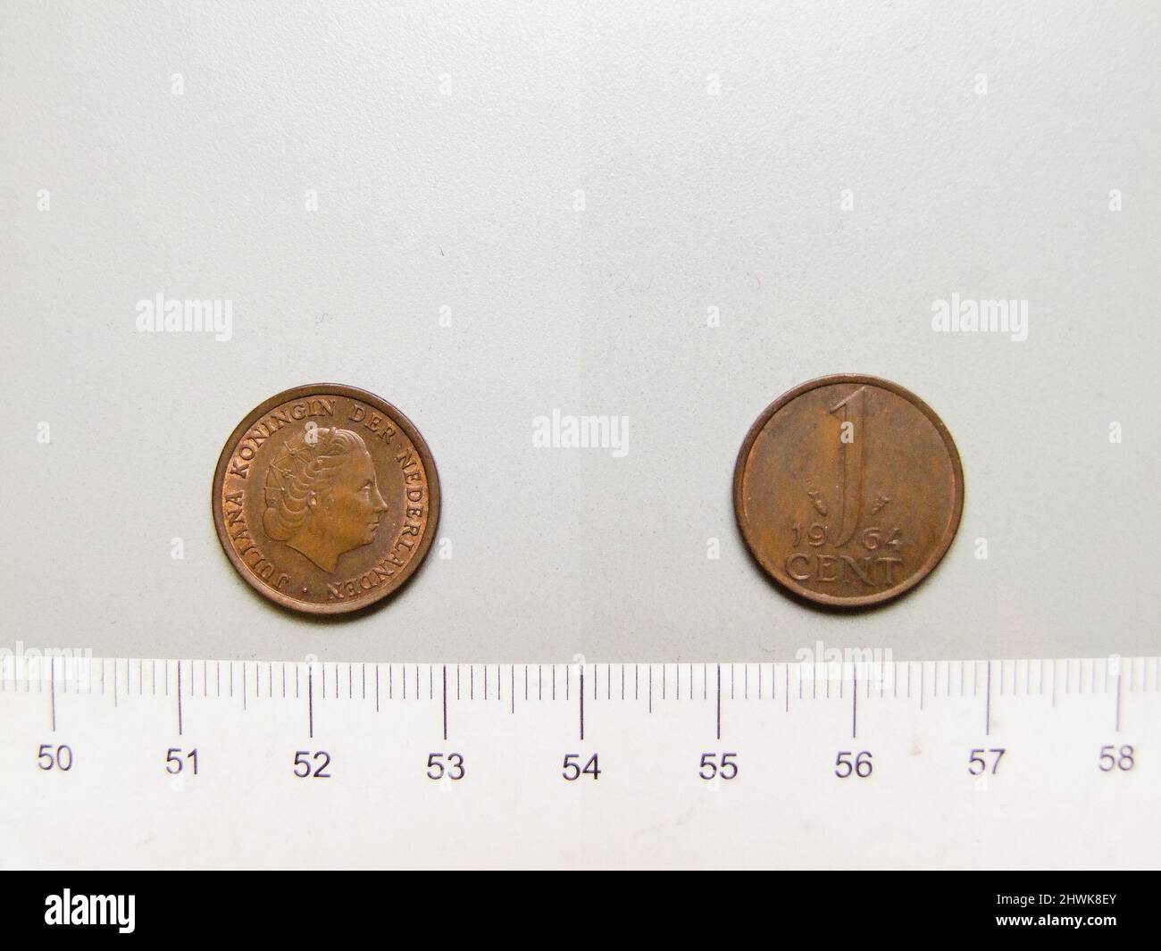 1 Cent of Juliana of the Netherlands from Utrecht. Ruler: Juliana of ...