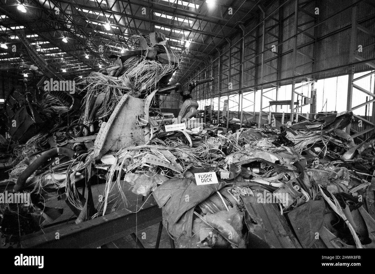 1970s plane crash Black and White Stock Photos & Images - Alamy