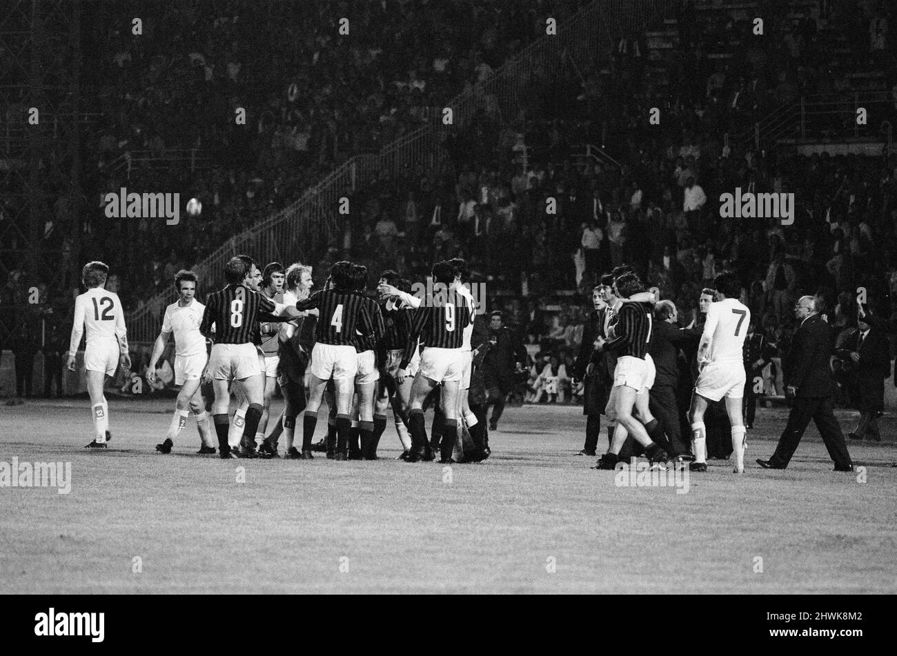 1973 European Cup Winners Cup Final at the Kaftanzoglio Stadium in ...