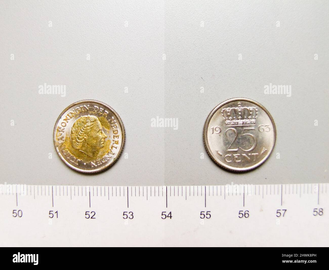 25 Cents of Juliana of the Netherlands from Utrecht. Ruler: Juliana of ...