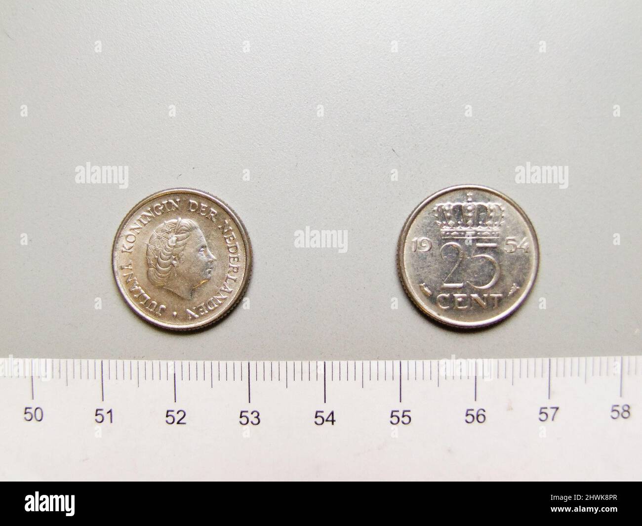 25 Cents of Juliana of the Netherlands from Utrecht. Ruler: Juliana of ...