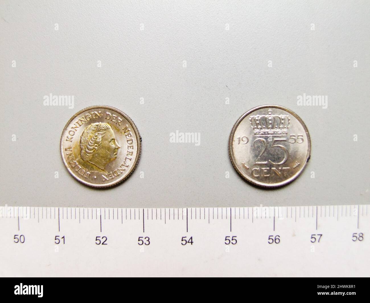 25 Cents of Juliana of the Netherlands from Utrecht. Ruler: Juliana of ...