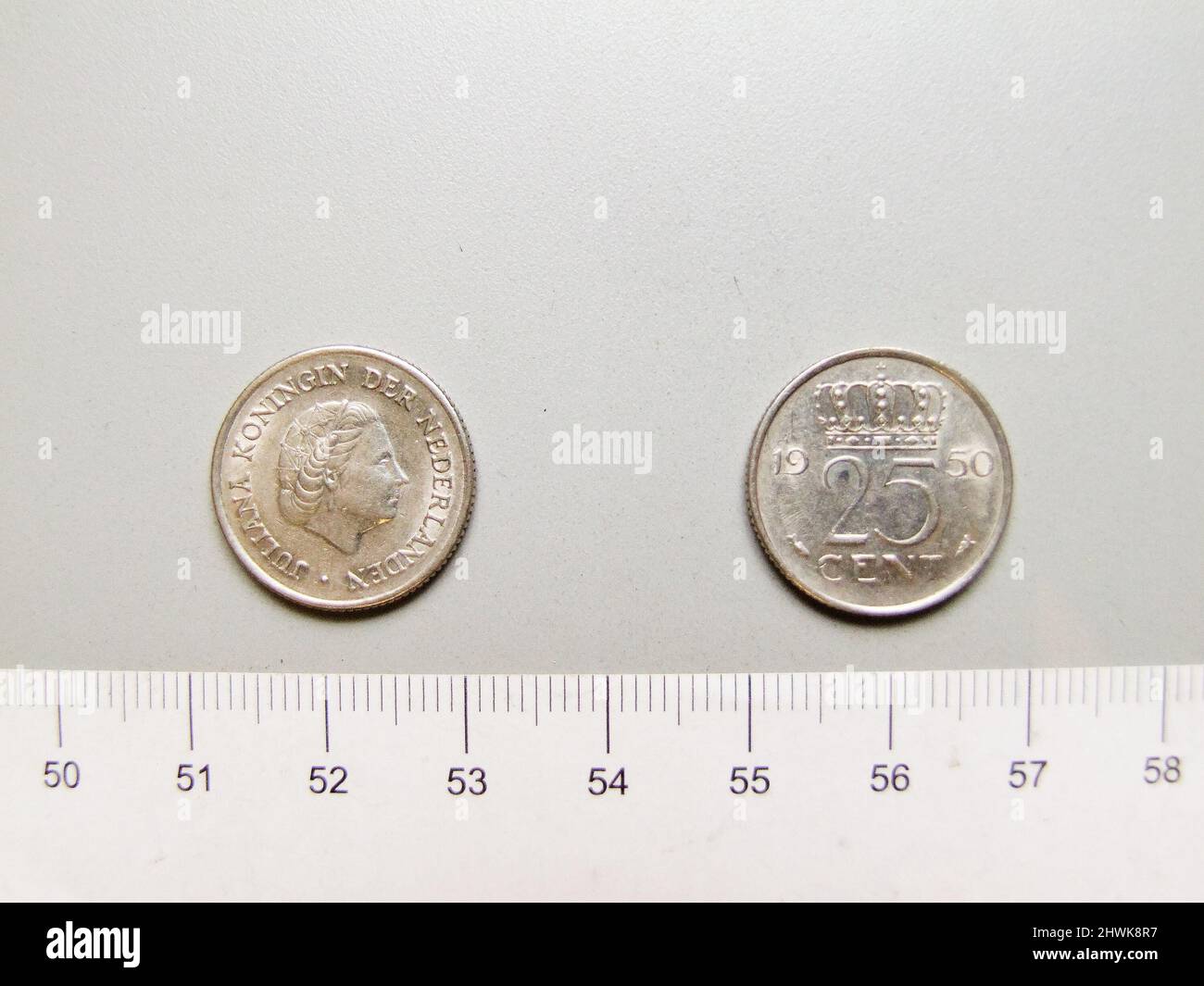 25 Cents of Juliana of the Netherlands from Utrecht. Ruler: Juliana of ...