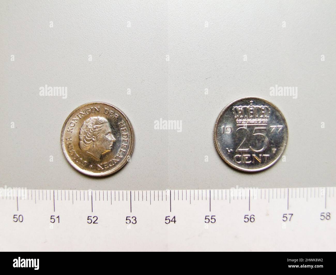 25 Cents of Juliana of the Netherlands from Utrecht. Ruler: Juliana of ...