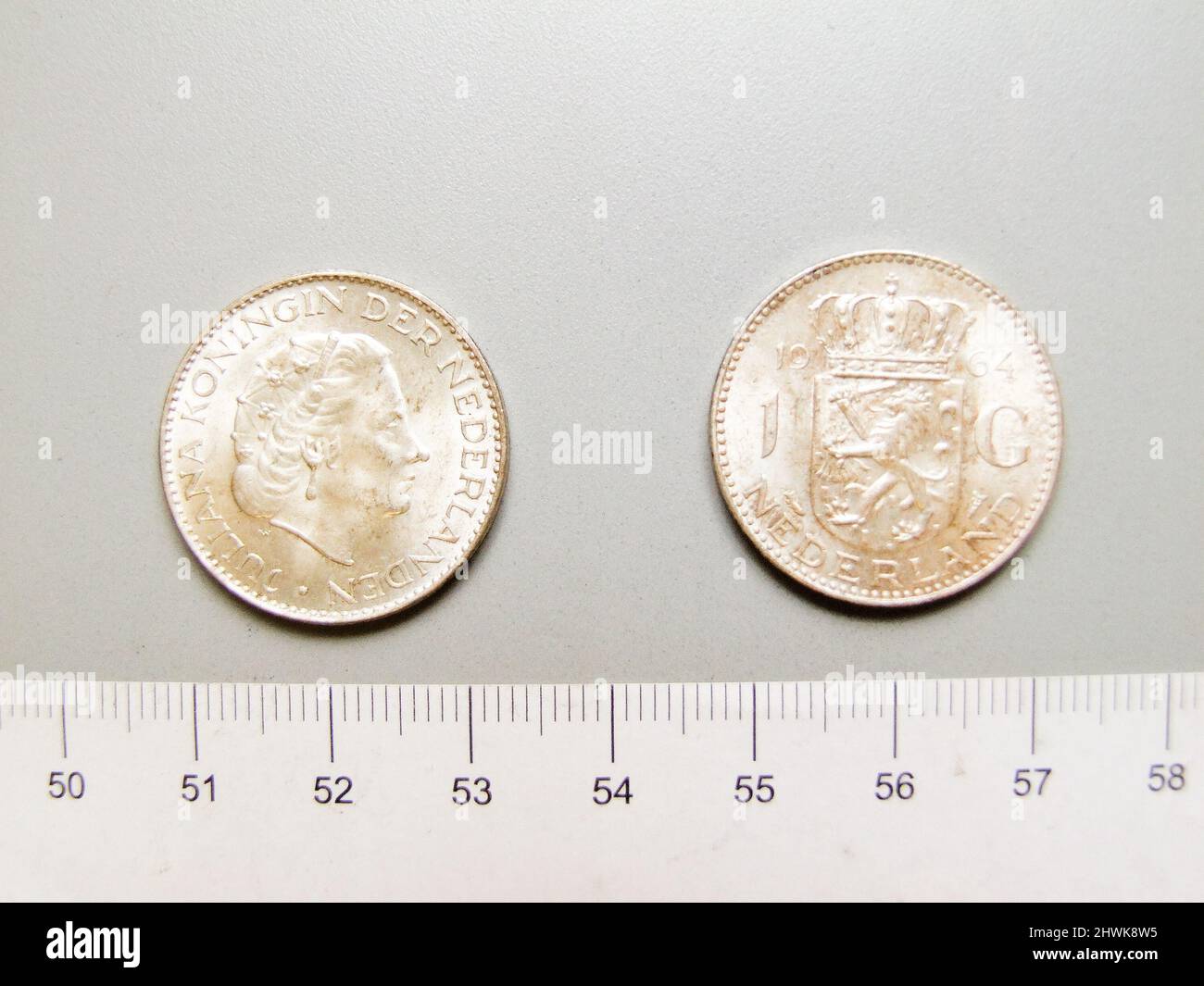 1 Gulden of Juliana of the Netherlands from Utrecht. Ruler: Juliana of ...