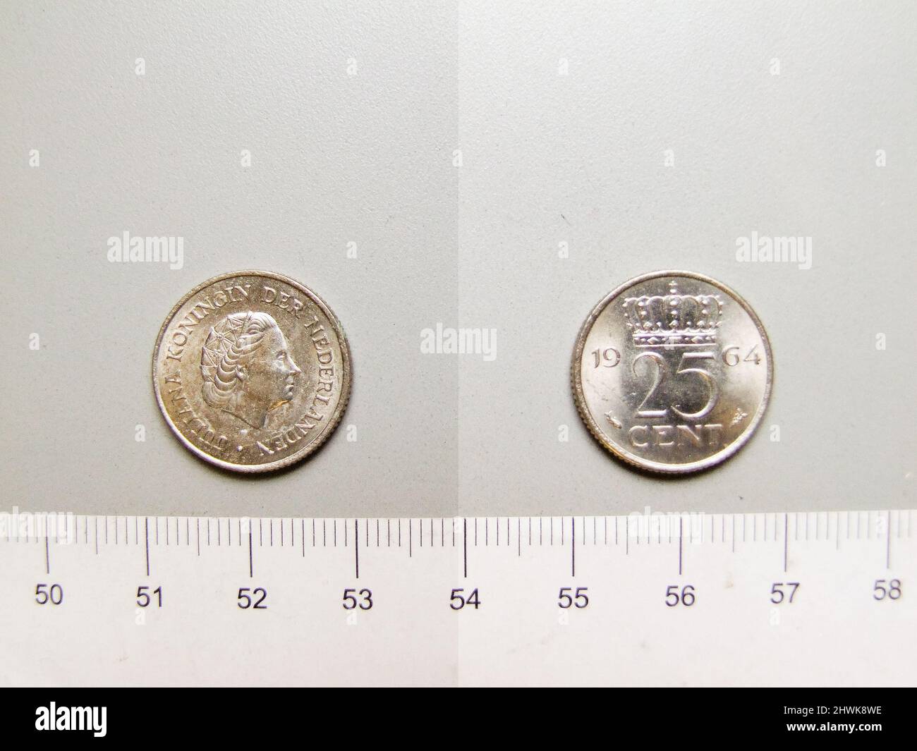 25 Cents of Juliana of the Netherlands from Utrecht. Ruler: Juliana of ...