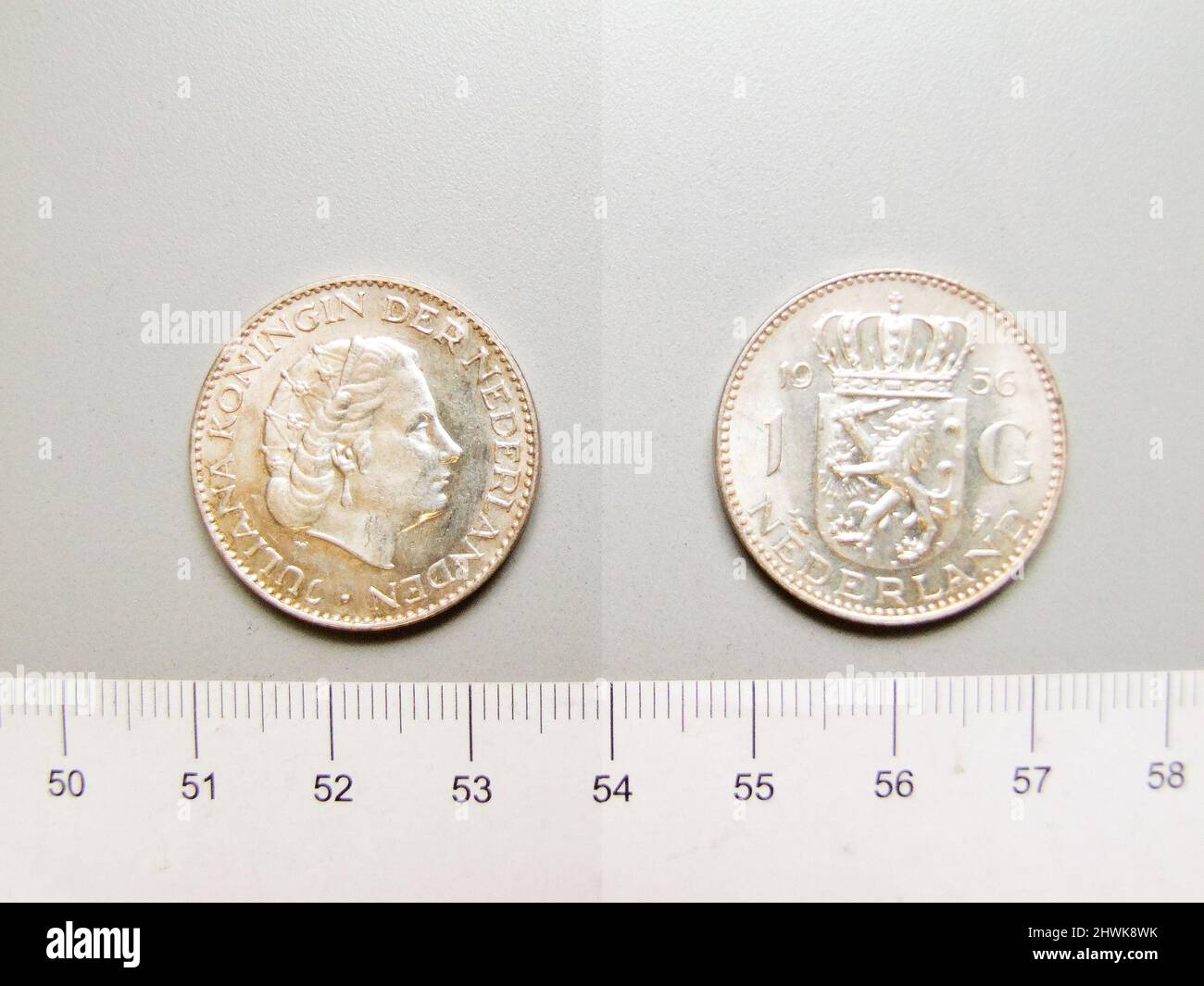 1 Gulden of Juliana of the Netherlands from Utrecht. Ruler: Juliana of ...