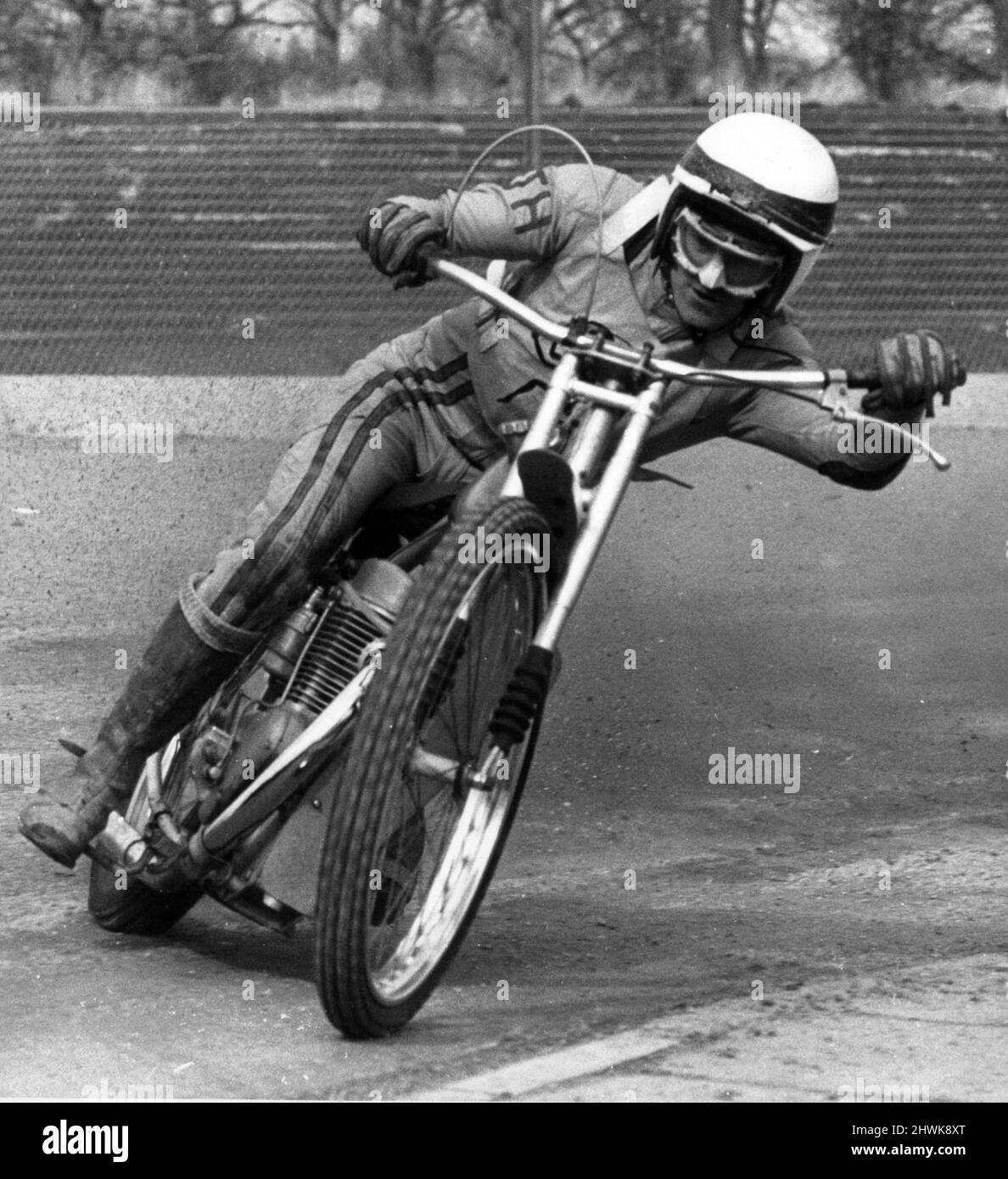 Speedway motorbike Black and White Stock Photos & Images - Alamy