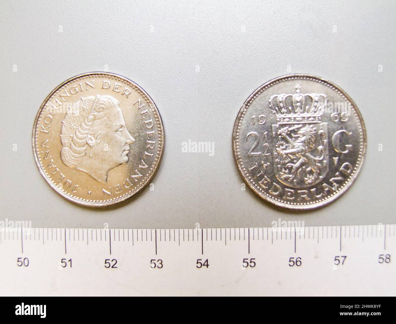 2 1/2 Gulden of Juliana of the Netherlands from Utrecht. Ruler: Juliana ...