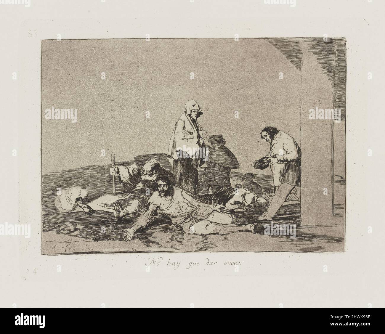 No hay que dar voces. (It’s No Use Crying Out.), pl. 58 from the series ...