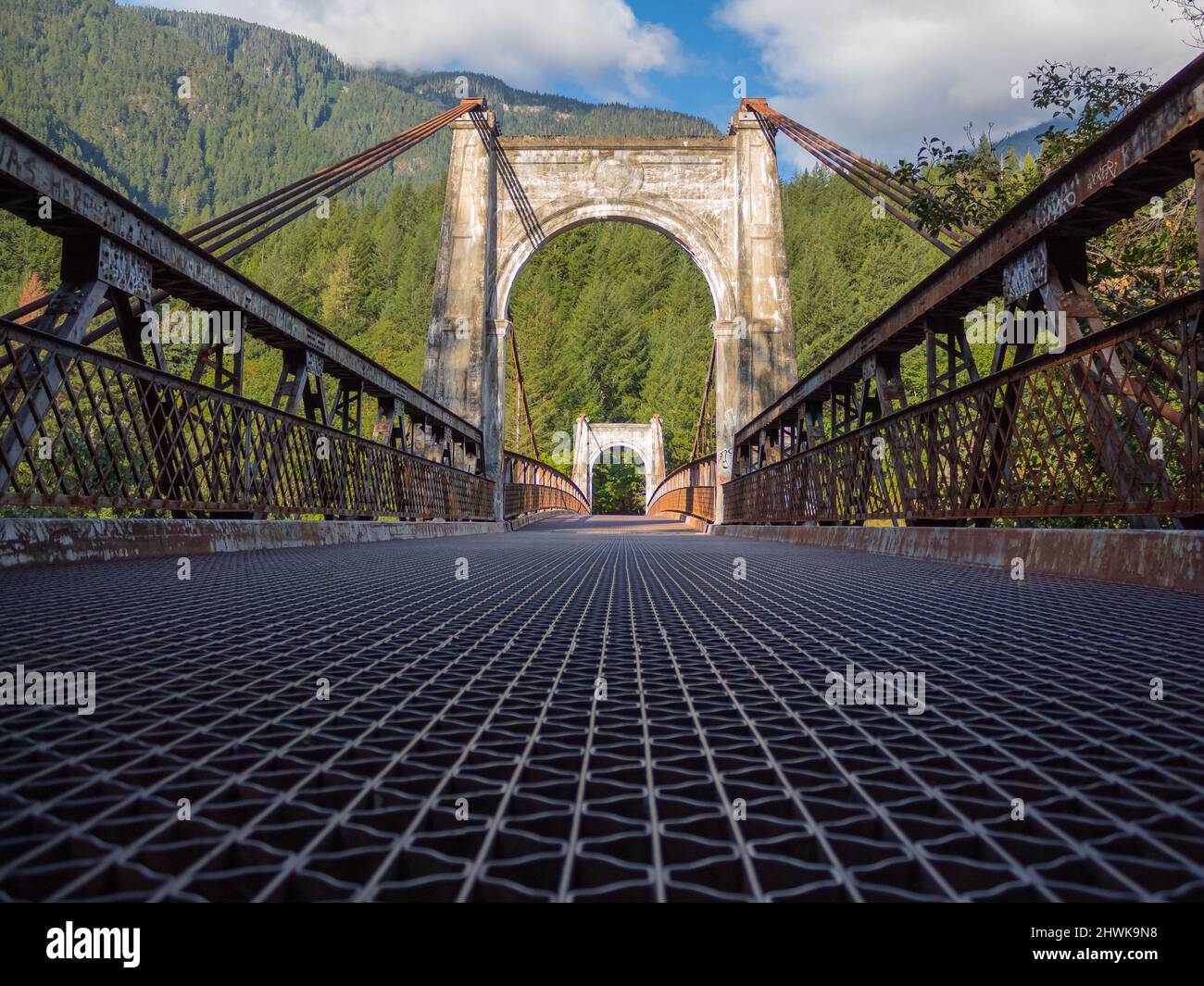Historical bridge Alexandra Trans Canada Highway BC. The Alexandra ...