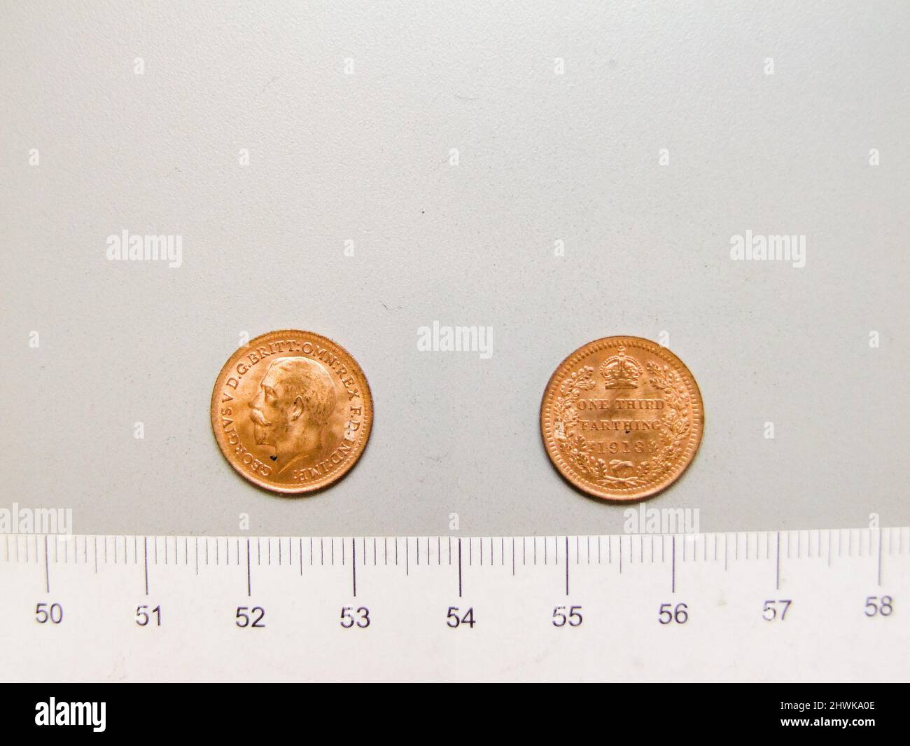 1/3 Farthing of George V, King of Great Britain from Board of Revenue ...