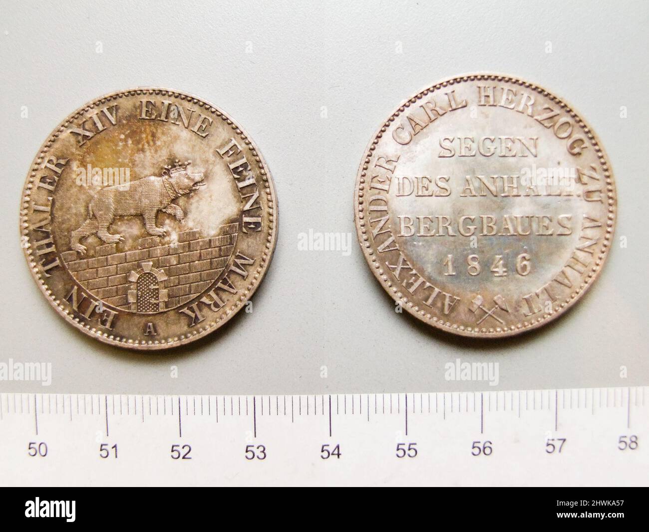 1 Thaler of Alexander Carl from Berlin. Ruler: Alexander Carl, German ...