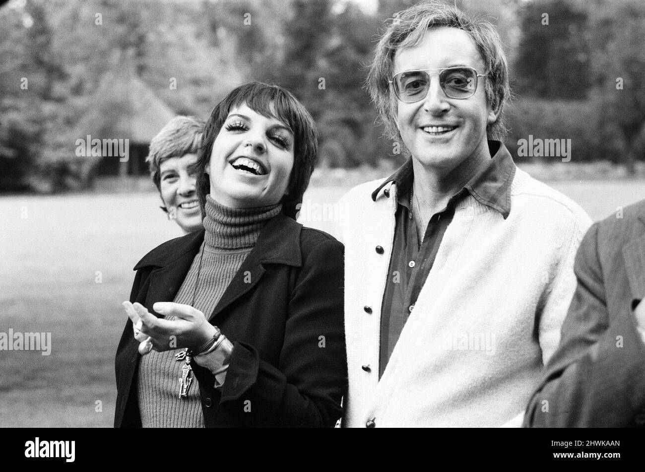 The happy couple, Liza Minnelli and Peter Sellers photographed at ...