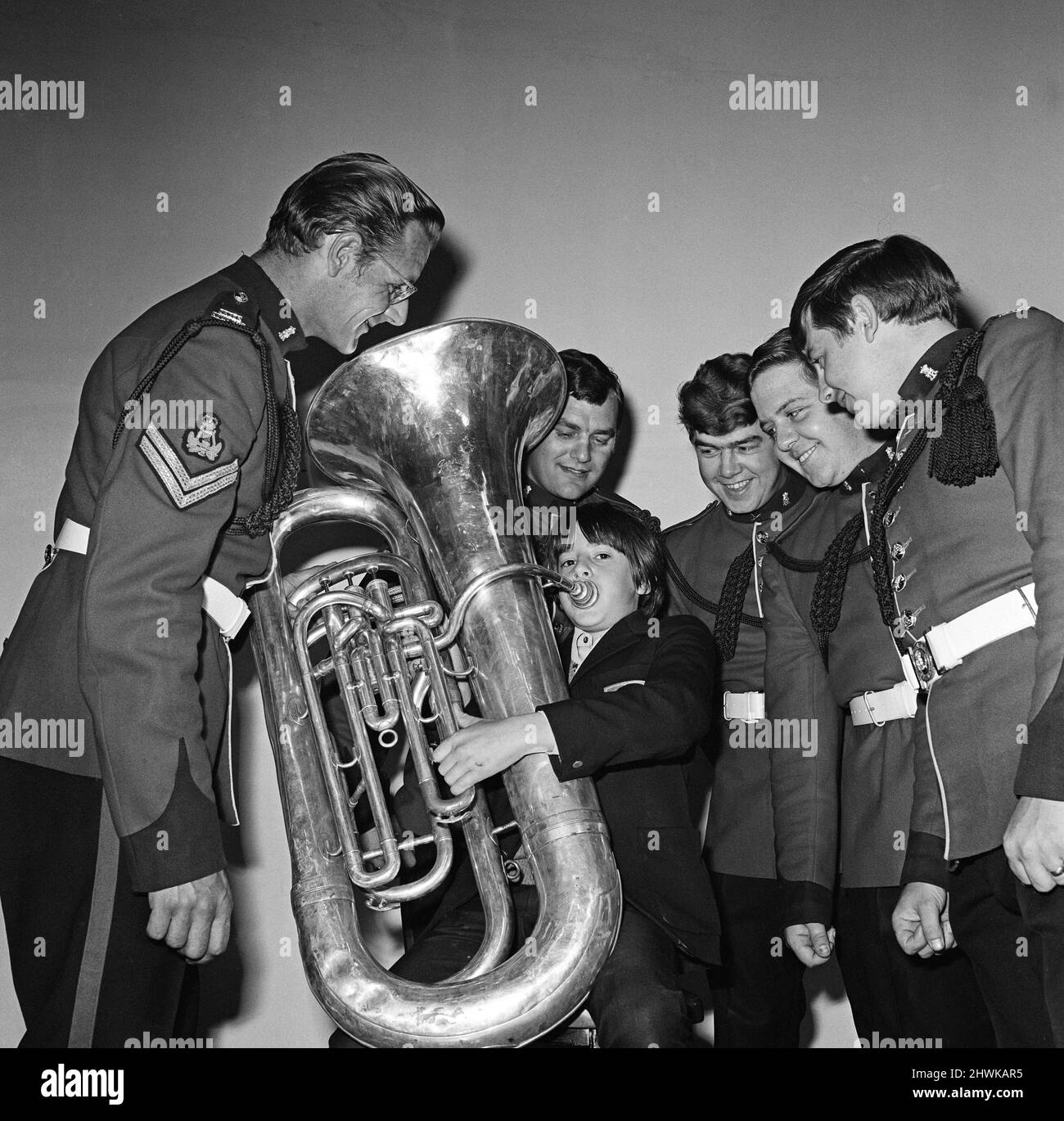 Green Howards at Guisborough. 1973 Stock Photo - Alamy
