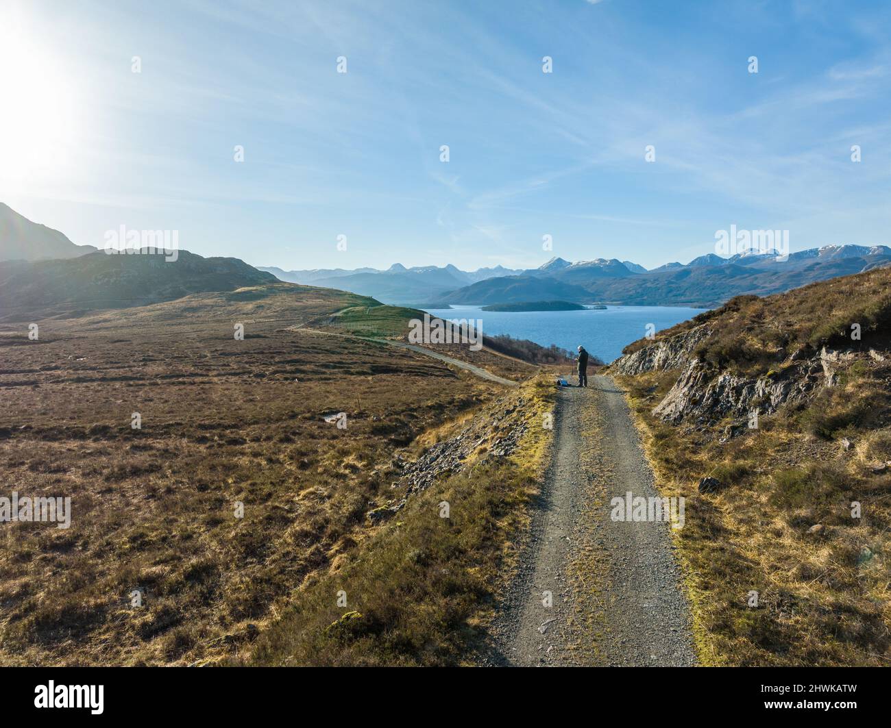 Poolewe to loch maree hike hi-res stock photography and images - Alamy