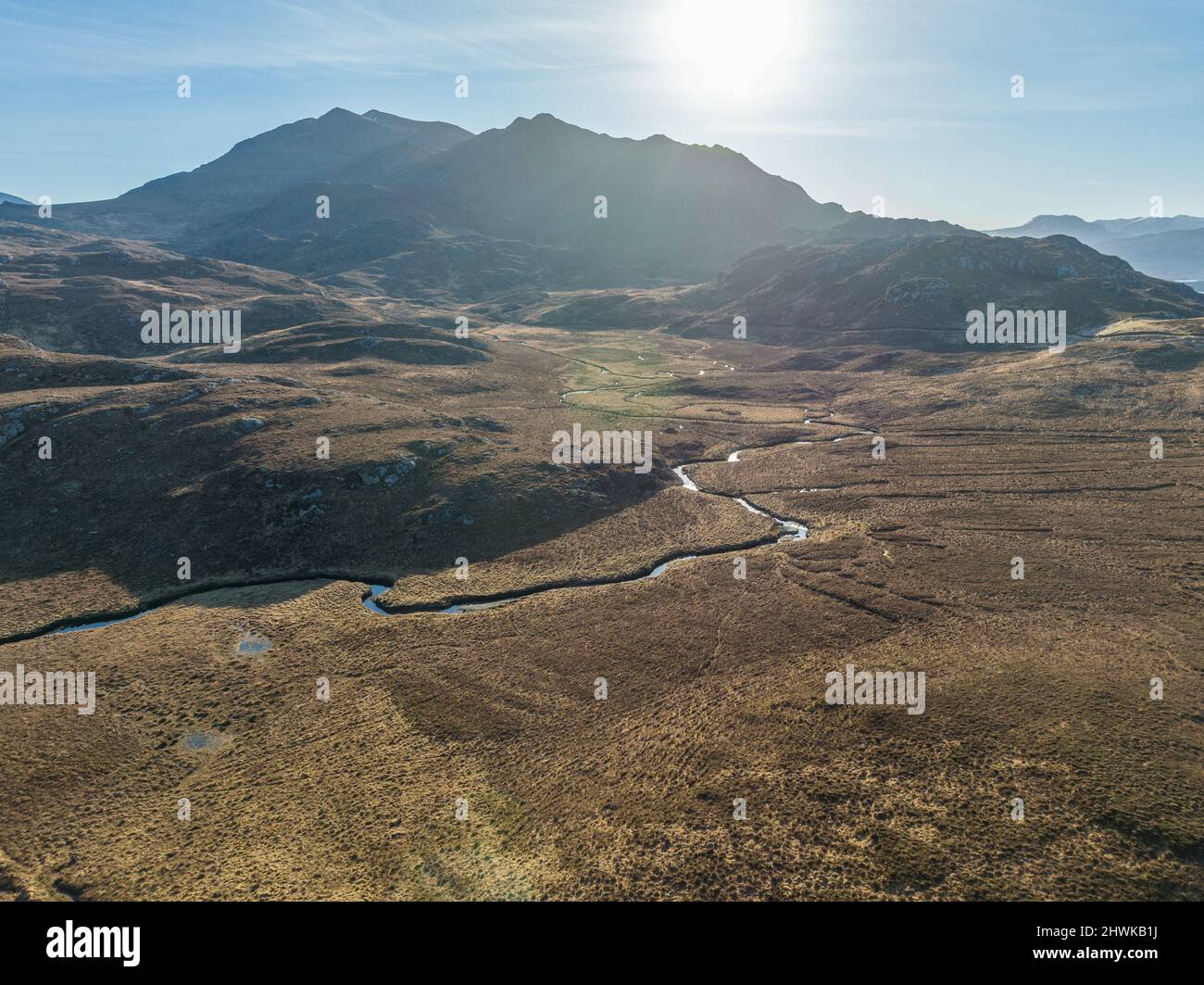 Poolewe to Loch Maree hike Stock Photo - Alamy