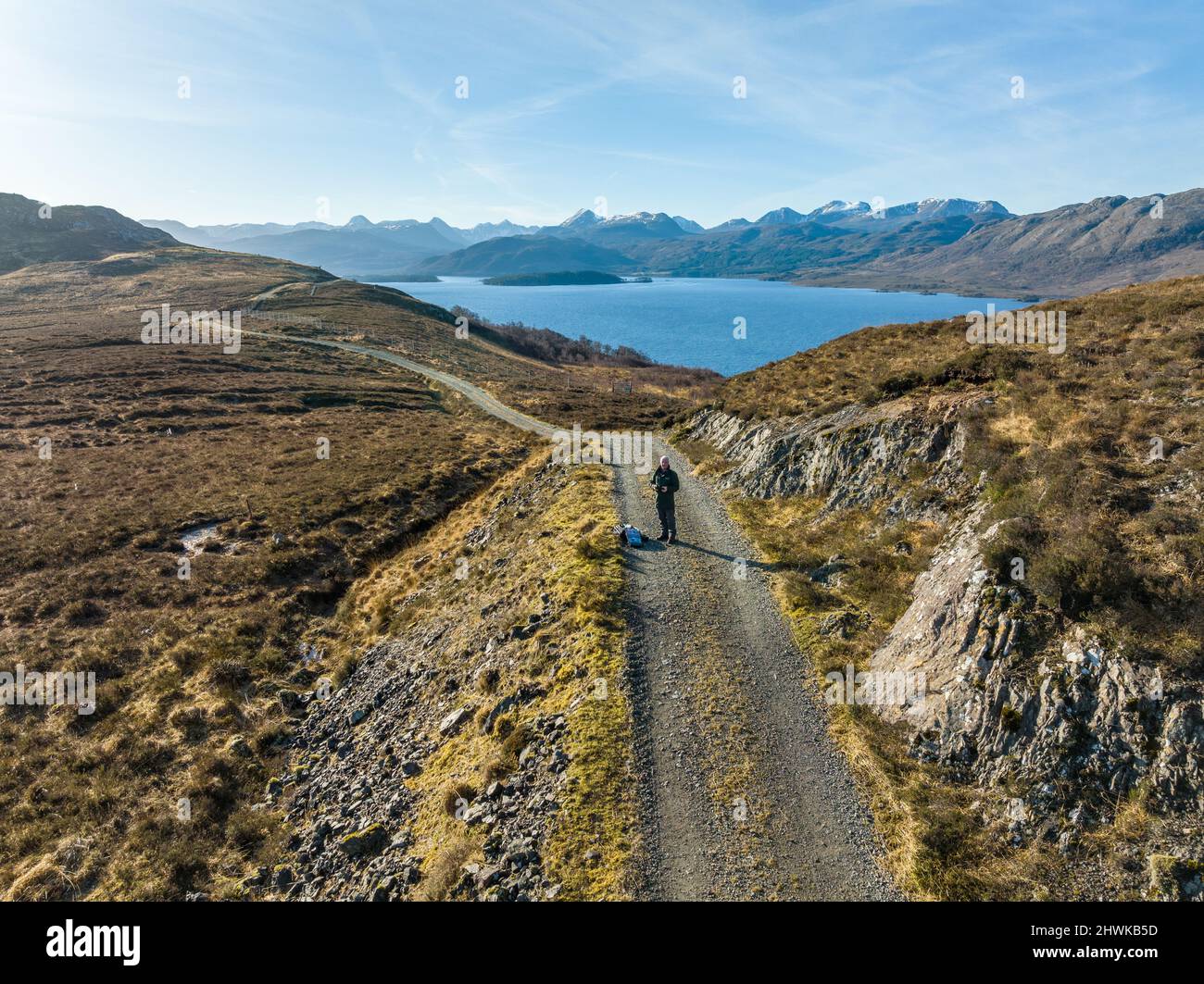 Poolewe to loch maree hike hi-res stock photography and images - Alamy
