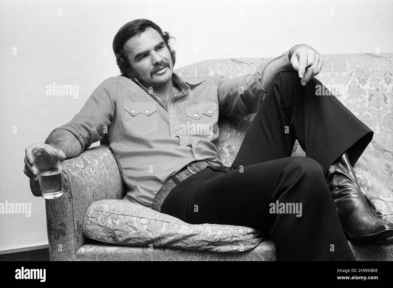 American actor Burt Reynolds at the Dorchester Hotel London. 6th July ...
